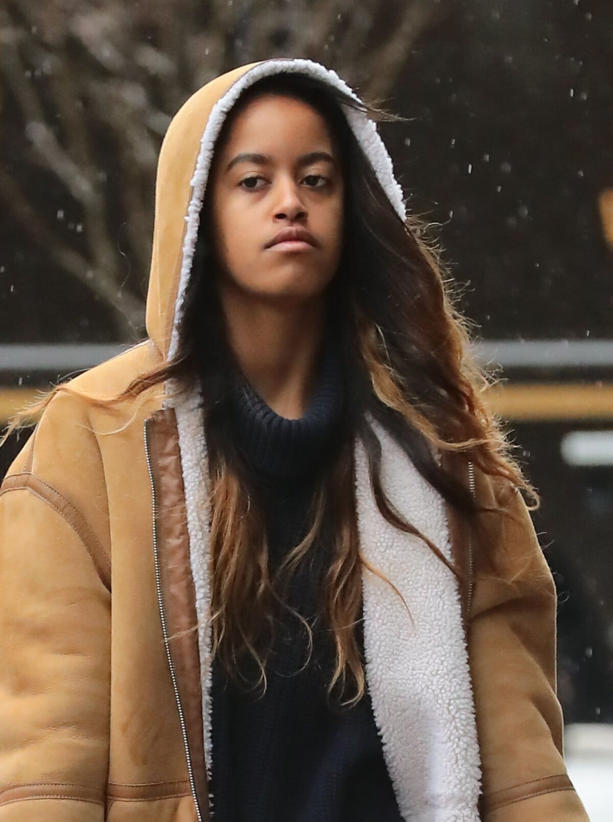 Photo : Malia Ann Obama se promène dans les rues de New York, le 7 mars ...