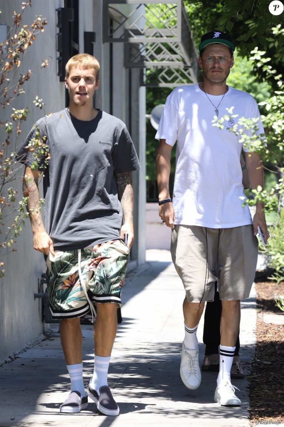 Exclusif - Justin Bieber est allé déjeuner avec le pasteur Chad Veach à ...