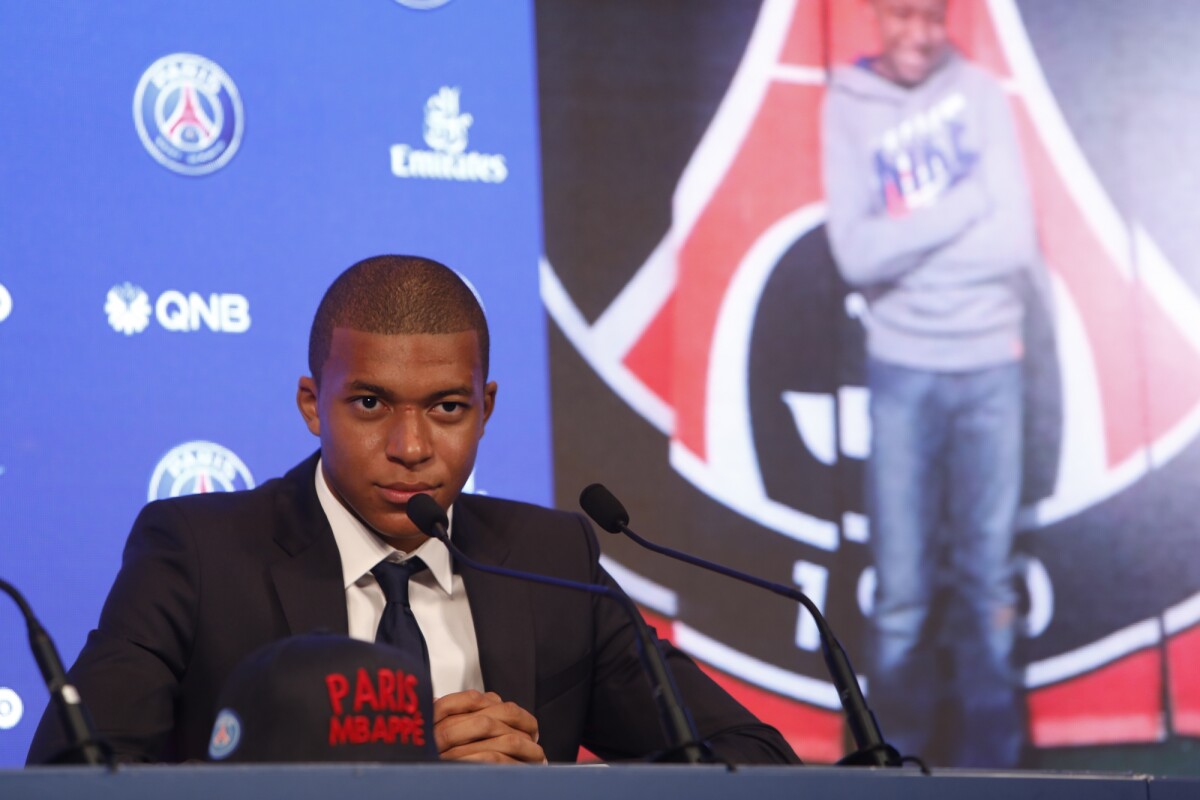 Photo : Kylian Mbappé - Présentation officielle de Kylian Mbappé au ...