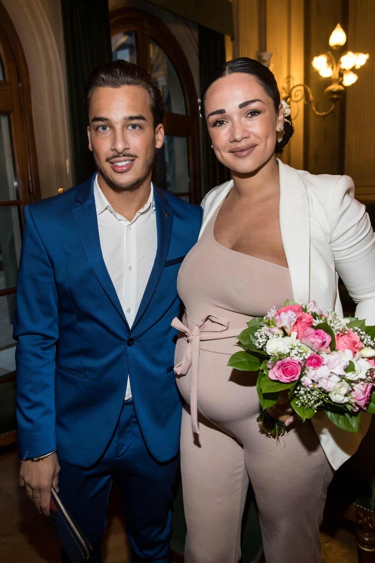 Photo : Exclusif - Jazz enceinte et son compagnon Laurent - Le blogeur ...