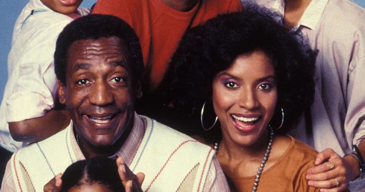 Bill Cosby en 1984 avec sa famille du Cosby Show - Purepeople