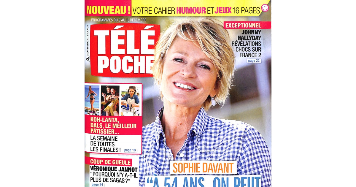 Télé Poche, décembre 2017. - Purepeople