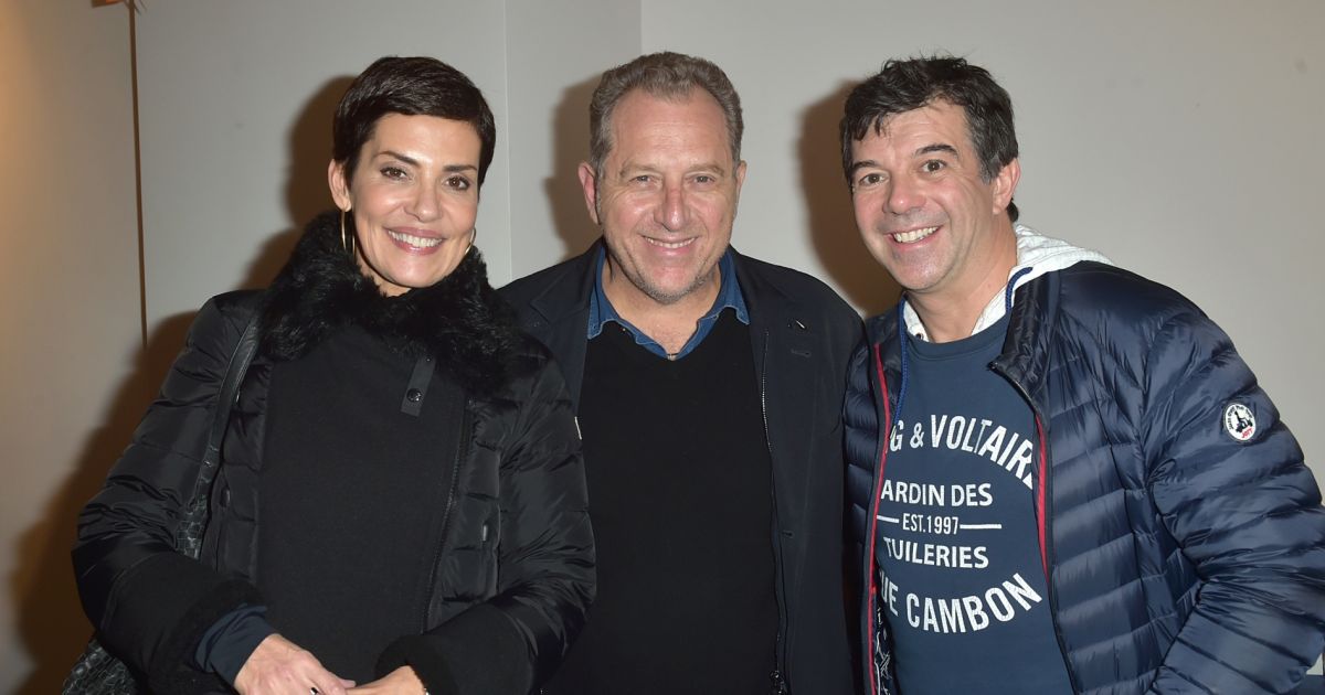 Cristina Cordula et son mari Frédéric Cassin avec Stéphane Plaza au ...