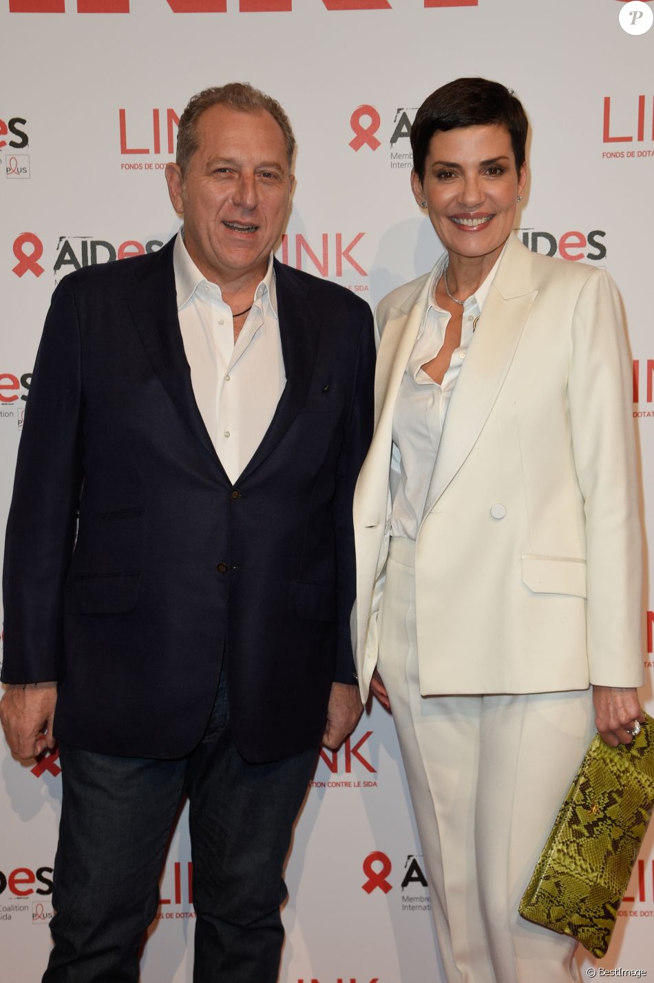 Cristina Cordula et son mari Frédéric Cassin - 8ème édition du Dîner ...