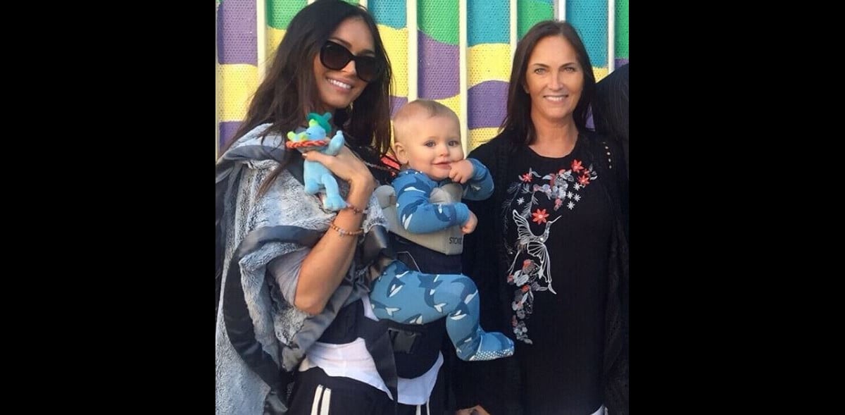 Photo : Megan Fox pose avec son fils Journey, 1 ans, et sa maman Gloria ...