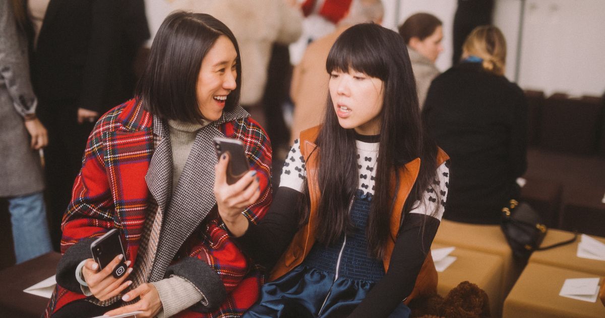 Eva Chen et Susie Lau - People au défilé de mode Chloé, collection prêt ...