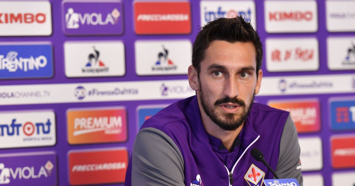 Davide Astori de l'AC Fiorentina en 2016. - Purepeople