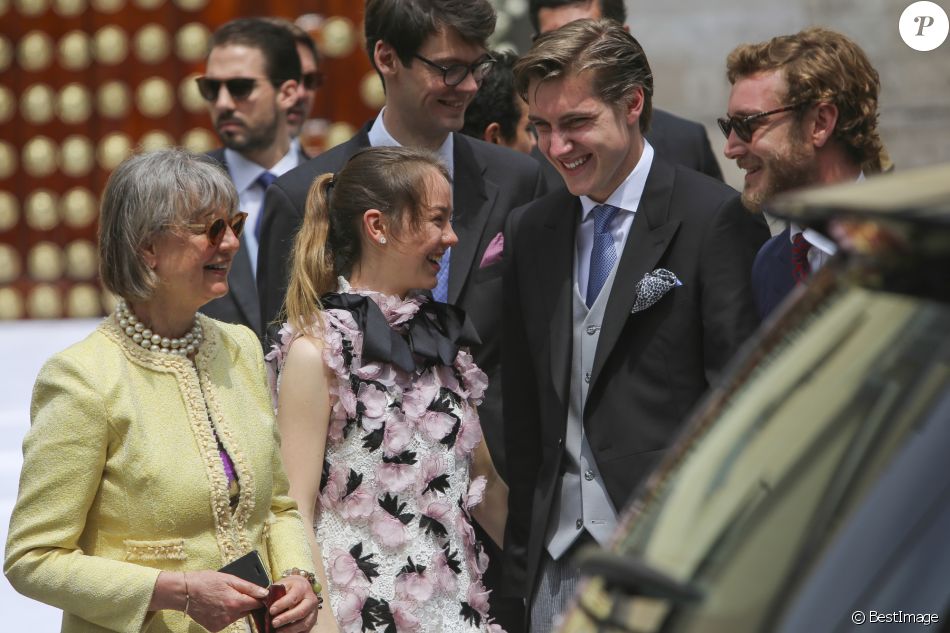 La princesse Alexandra de Hanovre, son compagnon Ben-Sylvester Strautmann et son demi-frère ...