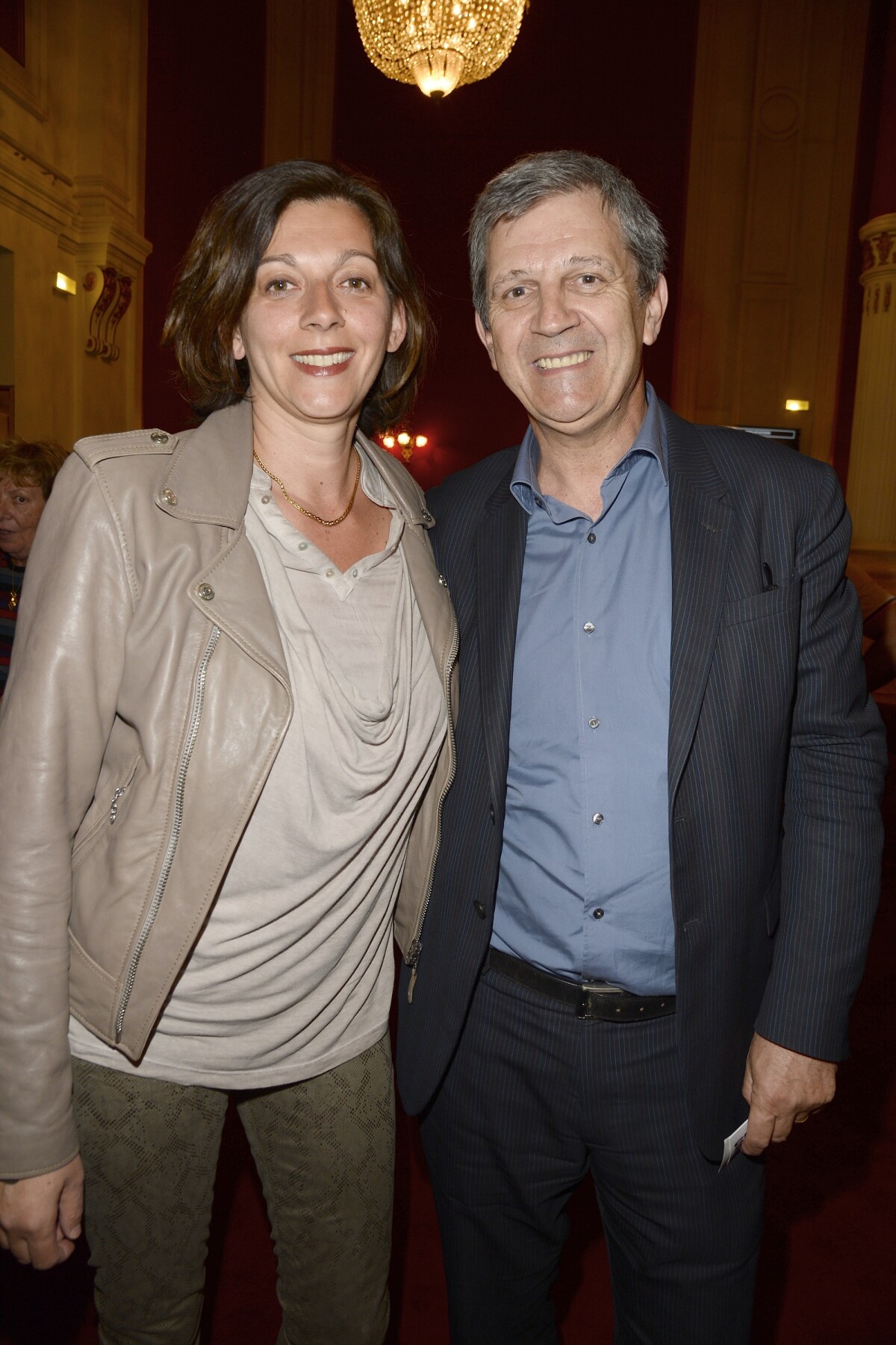 Photo : Patrick Chêne et sa femme Laurence - Générale de la pièce "Open ...