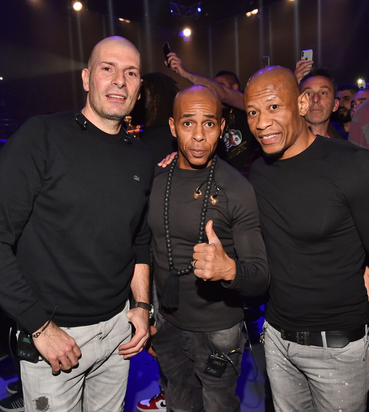 Photo : Exclusif - Akhenaton et Shurik'n de IAM lors du gala de boxe organisé par Univent ...