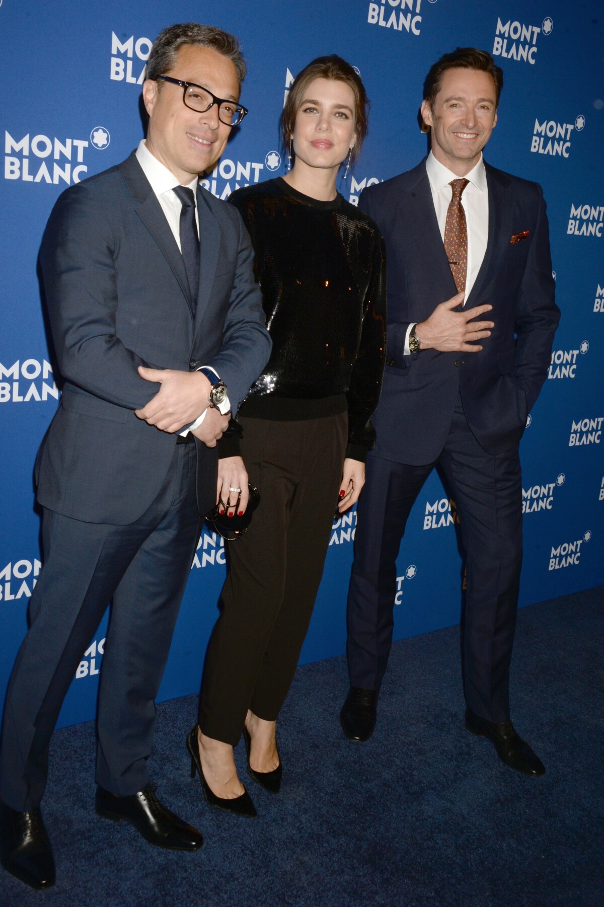 Photo : Nicolas Baretzki, Charlotte Casiraghi et Hugh Jackman à la ...