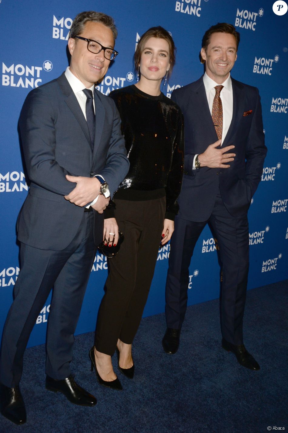 Nicolas Baretzki, Charlotte Casiraghi et Hugh Jackman à la soirée ...
