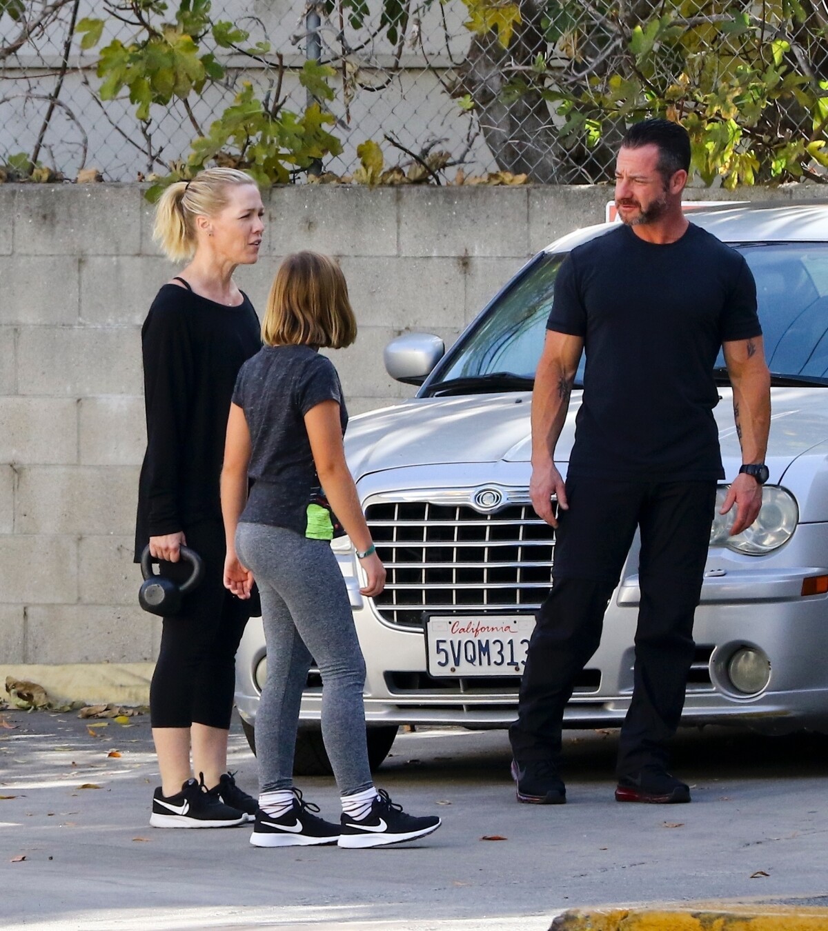 Photo : Jennie Garth et sa fille Fiona prennent un cours de fitness à ...