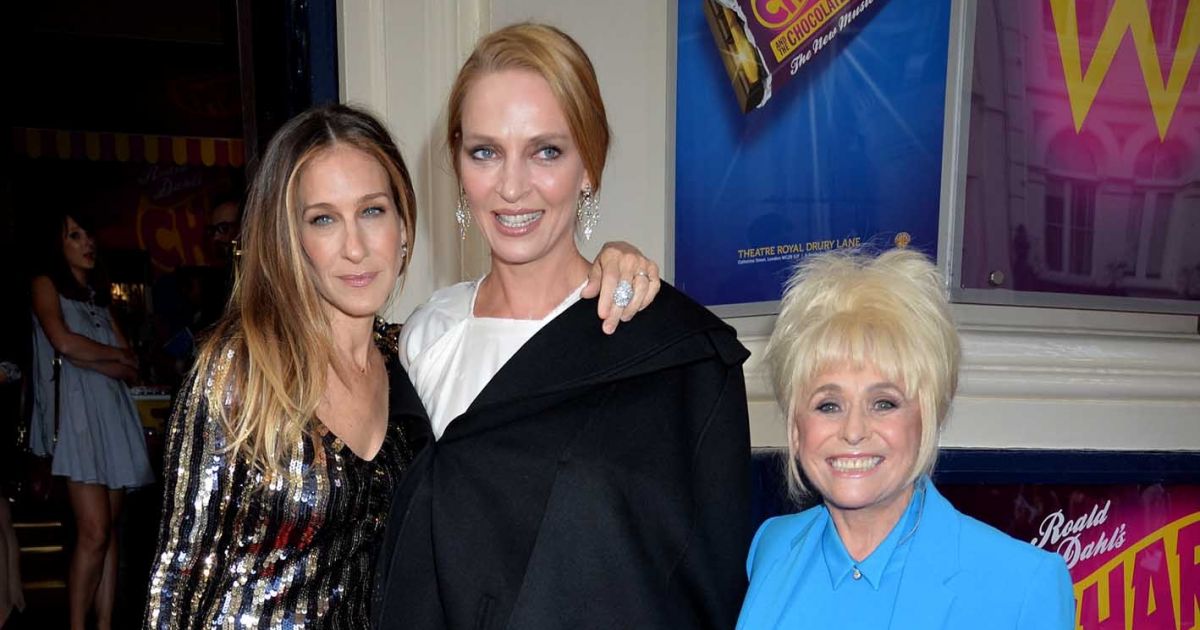 Sarah Jessica Parker, Uma Thurman, Barbara Windsor lors de la première ...