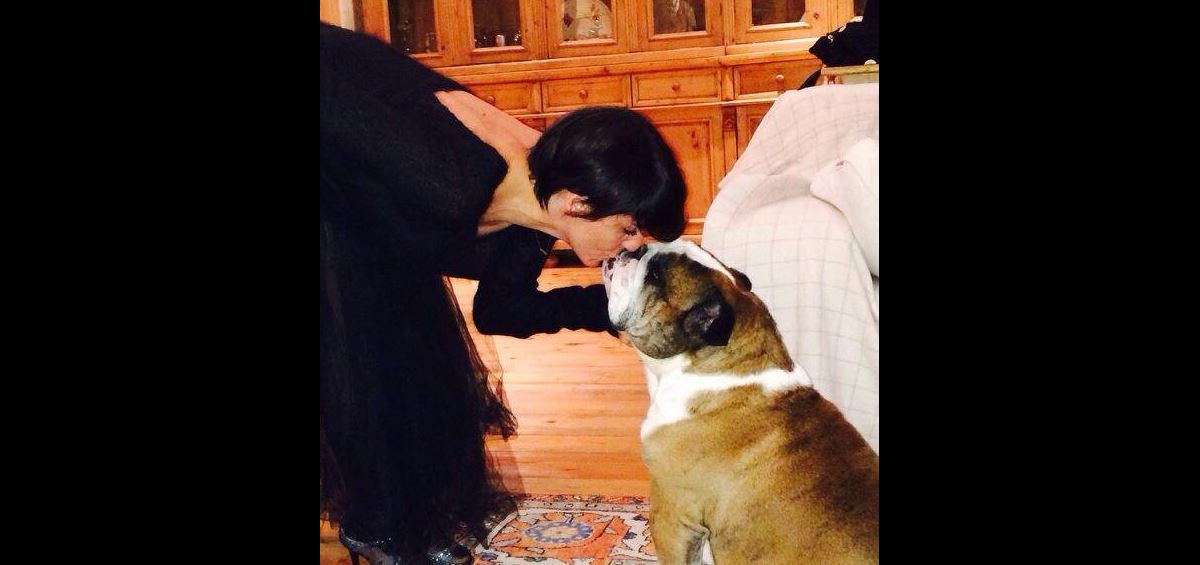 Photo : Florence Foresti avec son bulldog Bernie sur Twitter le 31 ...