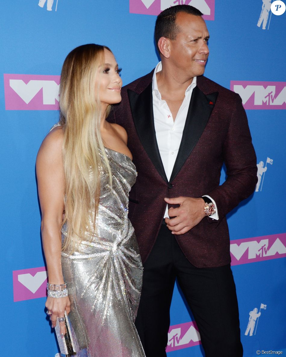 Jennifer Lopez et son compagnon Alex Rodriguez aux MTV Video Music ...
