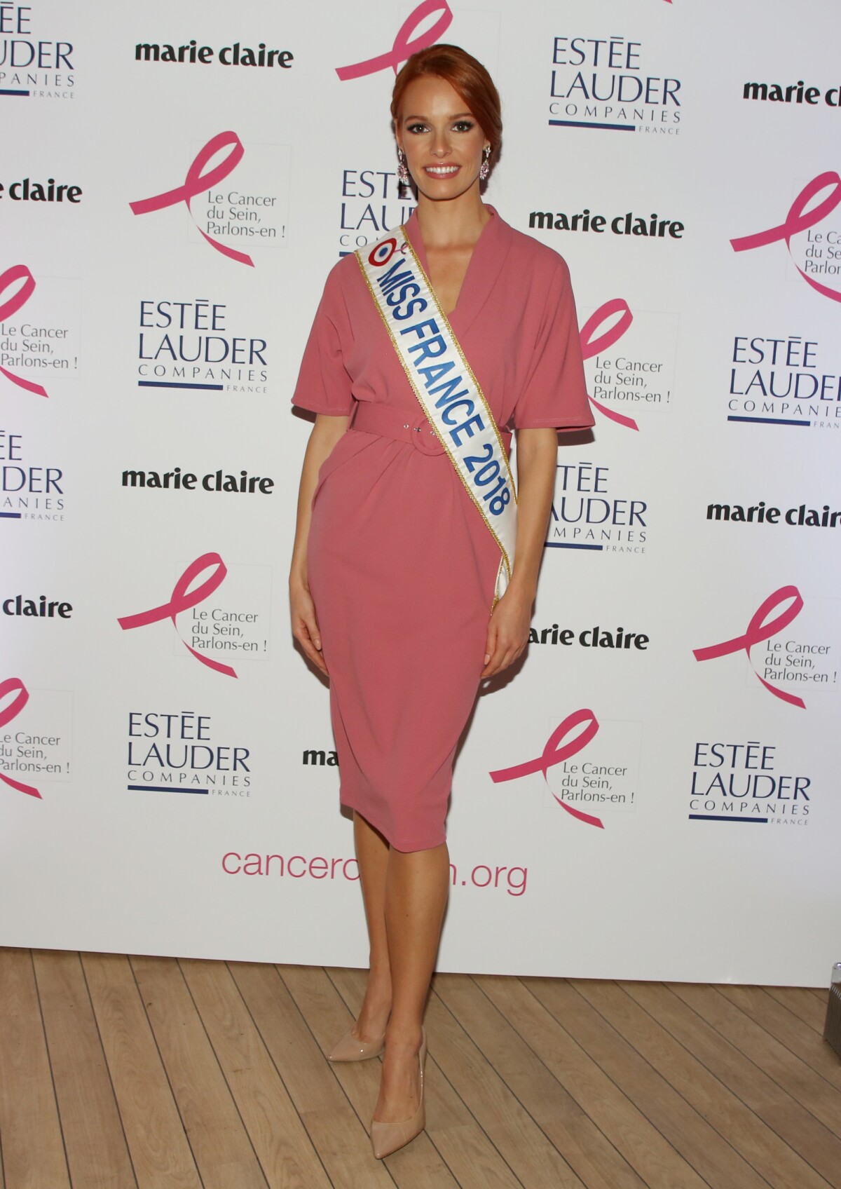 Photo : Maëva Coucke (Miss France 2018) lors de la soirée de lancement ...