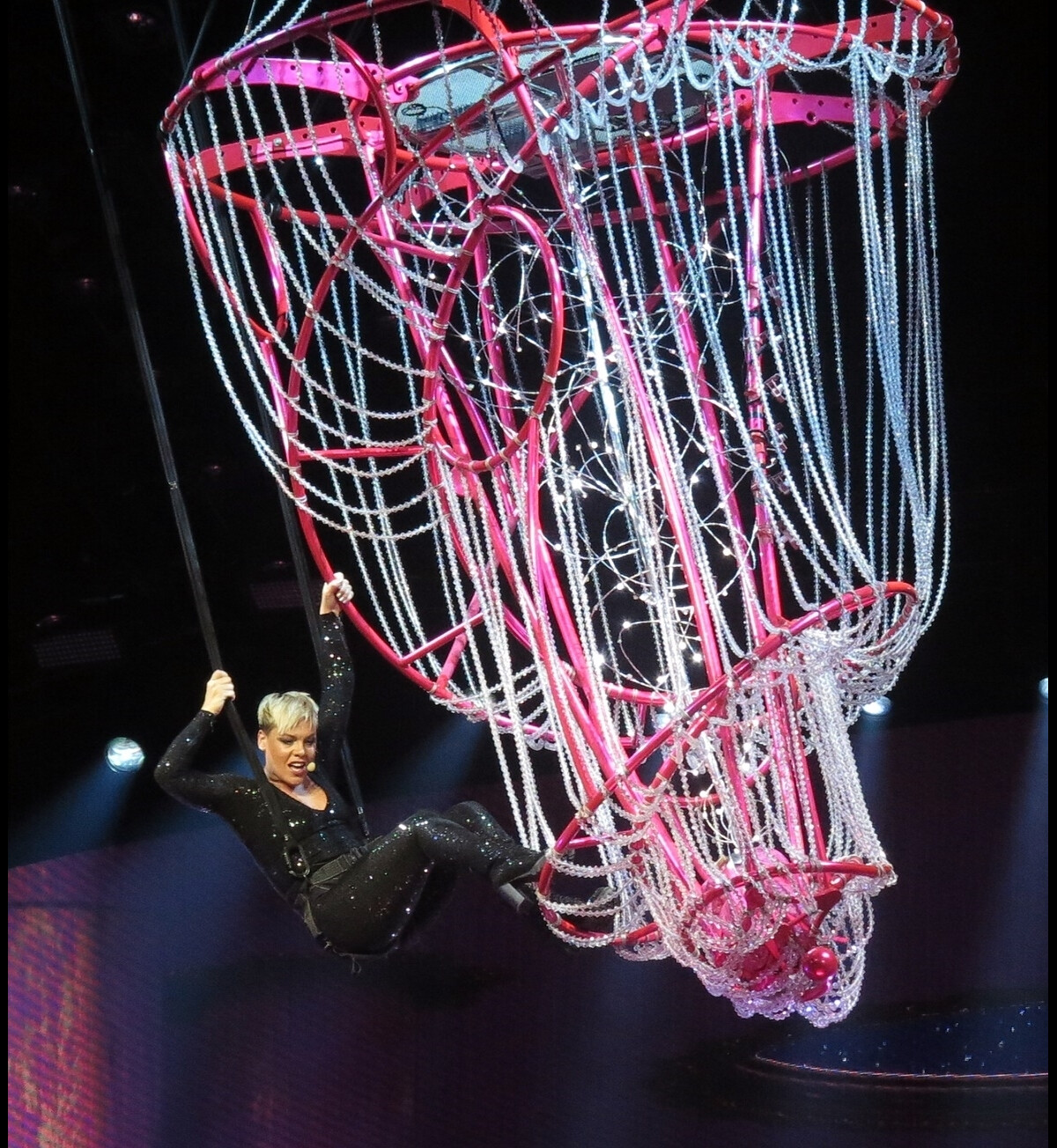 Photo : Pink en concert à Perth en Australie le 4 juillet 2018 ...