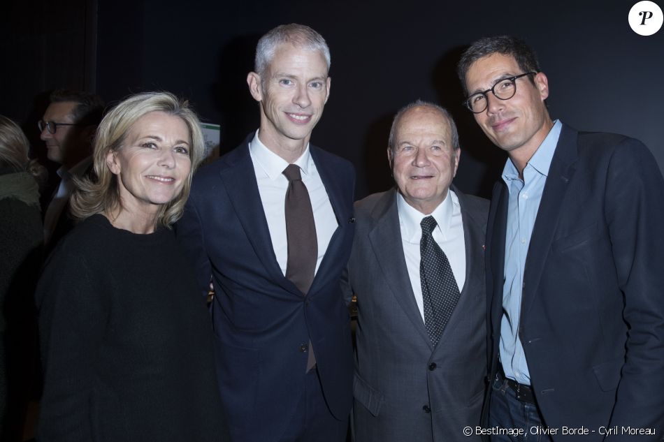 Exclusif - Claire Chazal, Franck Riester (ministre de la culture), Marc ...