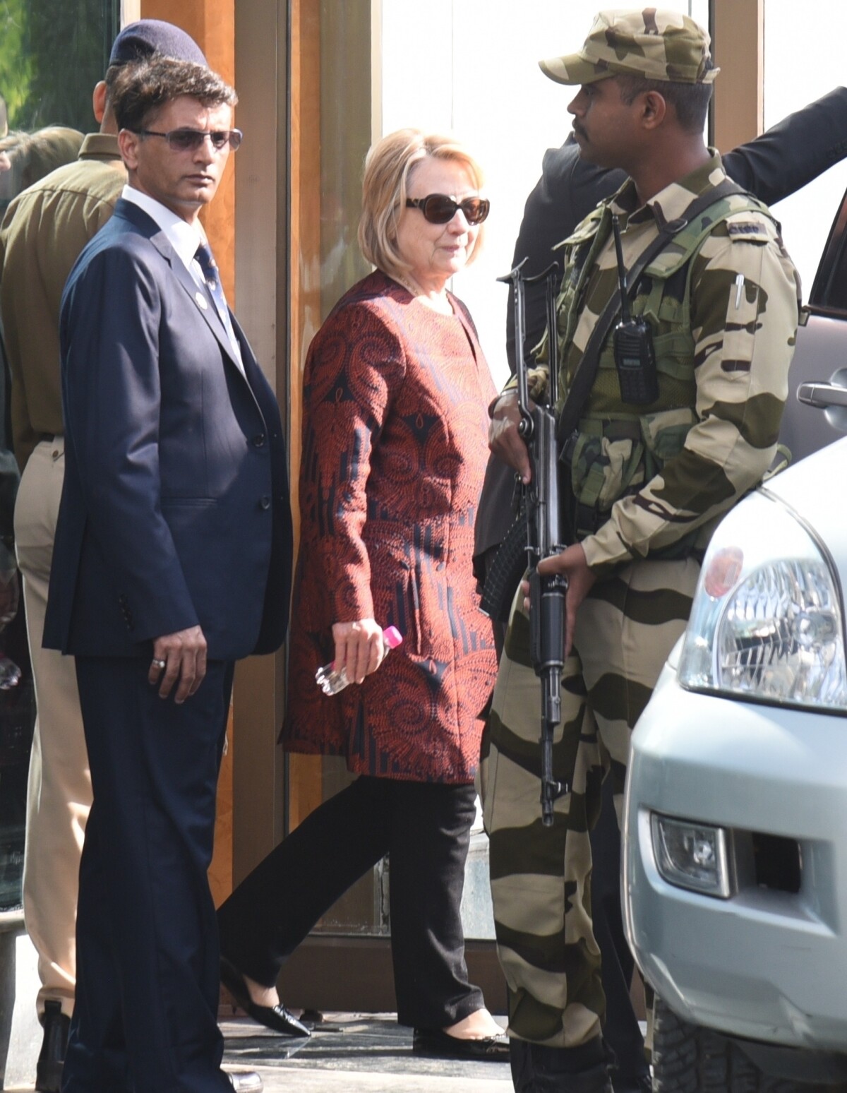 Photo : Hillary Clinton arrive à Udaipur pour le mariage d'Isha Ambani ...