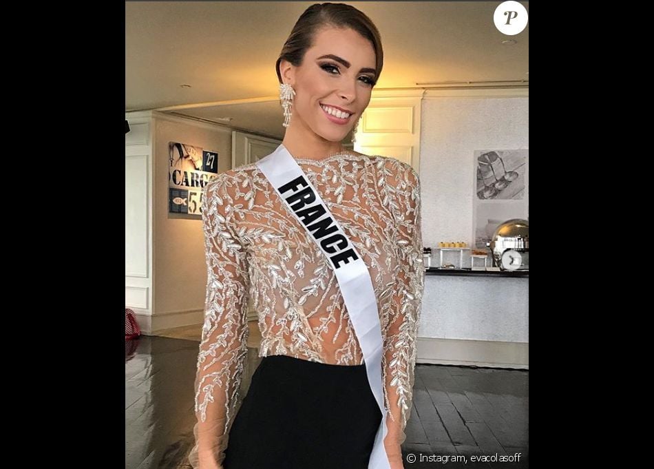 Eva Colas représentante de la France à Miss Univers 2018 - Instagram ...