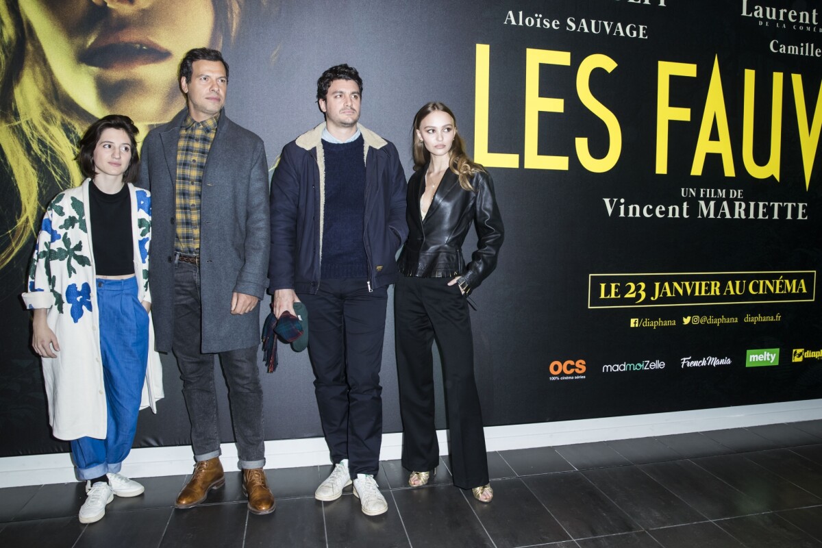 Photo : Vincent Mariette, Aloise Sauvage, Laurent Lafitte et Lily-Rose ...