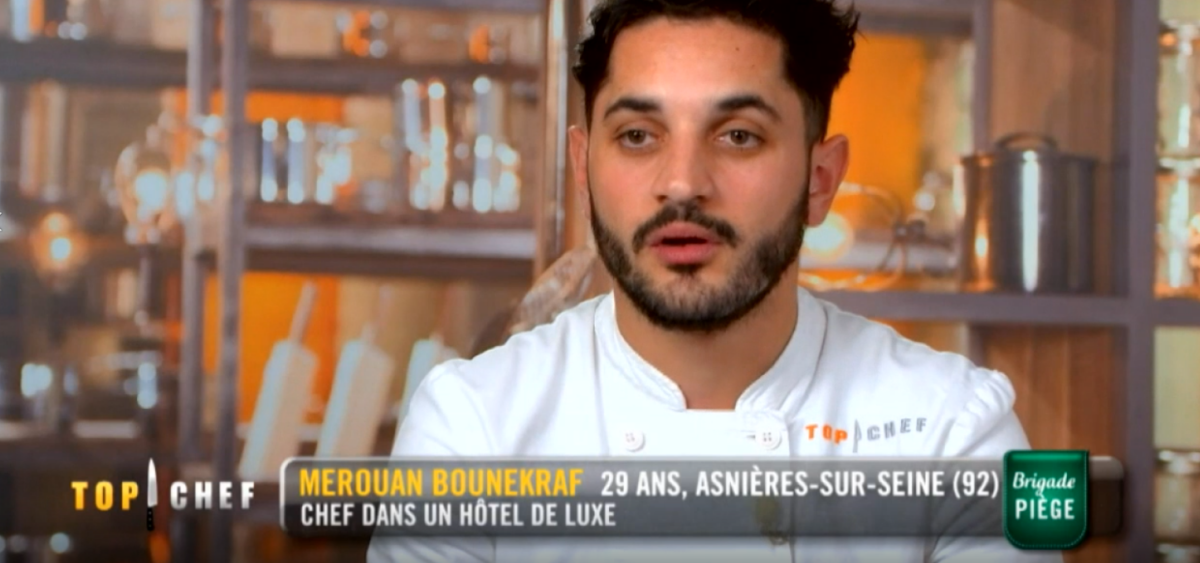 Photo : Merouan lors du troisième épisode de "Top Chef" saison 10 ...