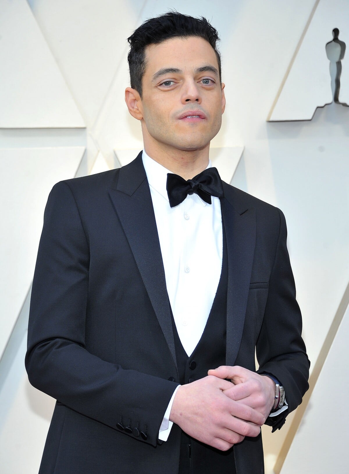 Photo : Rami Malek lors du photocall des arrivées de la 91ème cérémonie ...