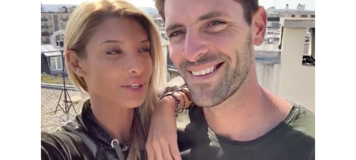 Photo : Mélanie Dedigama et son petit ami Vincent avant le tournage de ...
