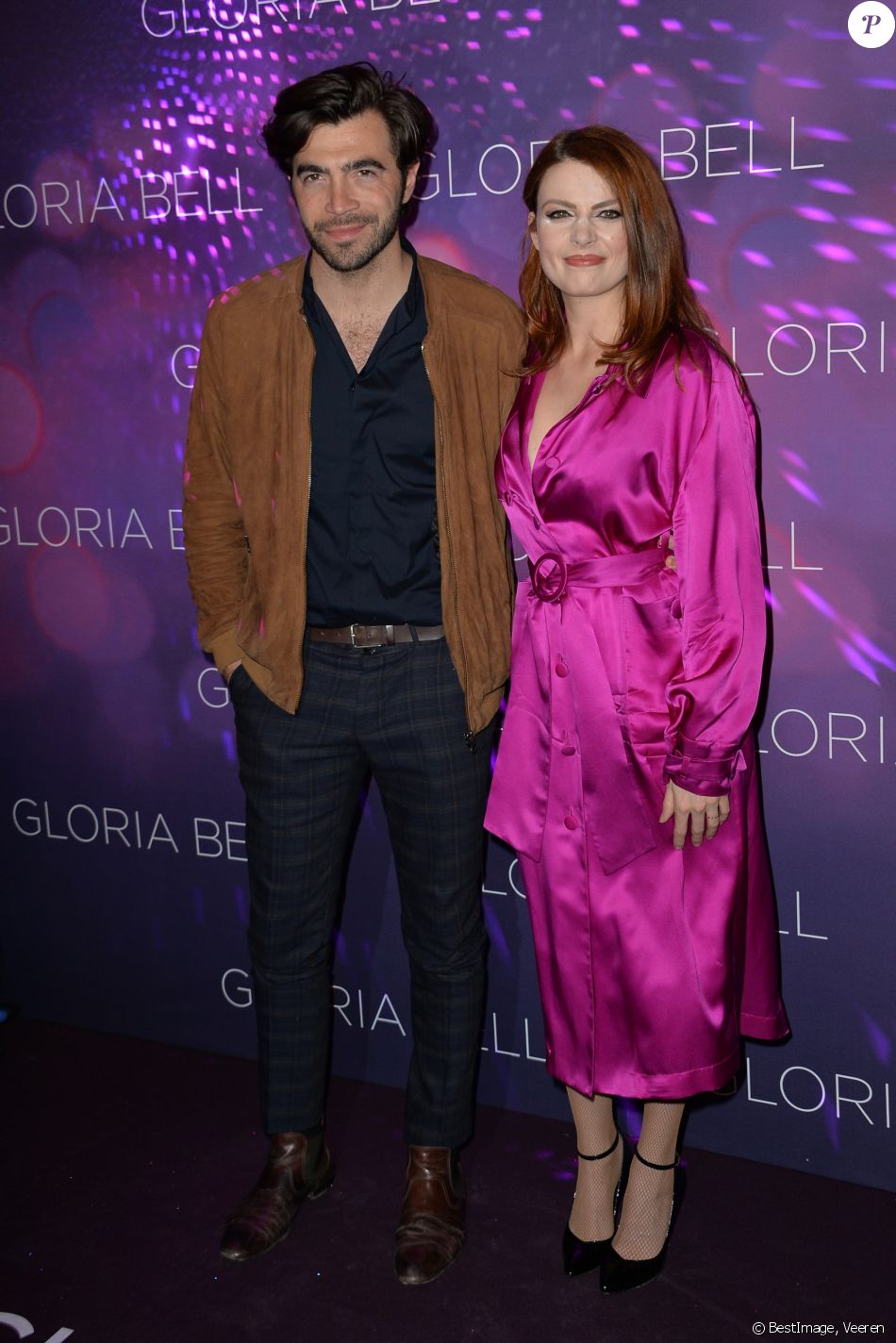 Elodie Frégé et son compagnon Gian Marco Tavani - Avant première du ...