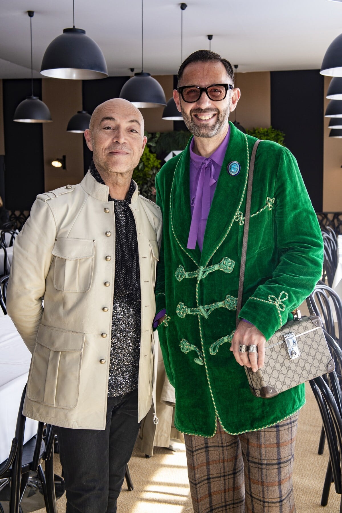 Photo : Exclusif - Arthur Miranda et Jacques Bec lors du salon PAD ...