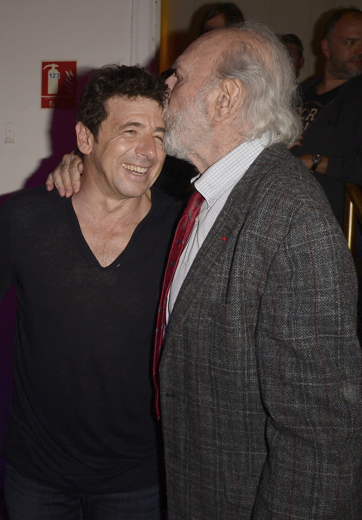 Photo : Patrick Bruel et Jean-Pierre Marielle lors du concert de ...