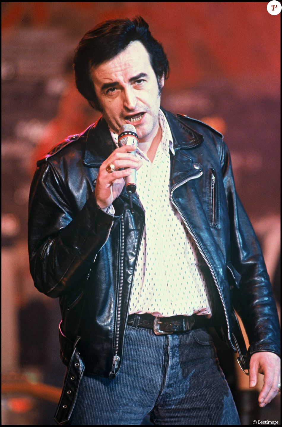 Dick Rivers lors de l'émission Farandole N°12 en 1988. - Purepeople