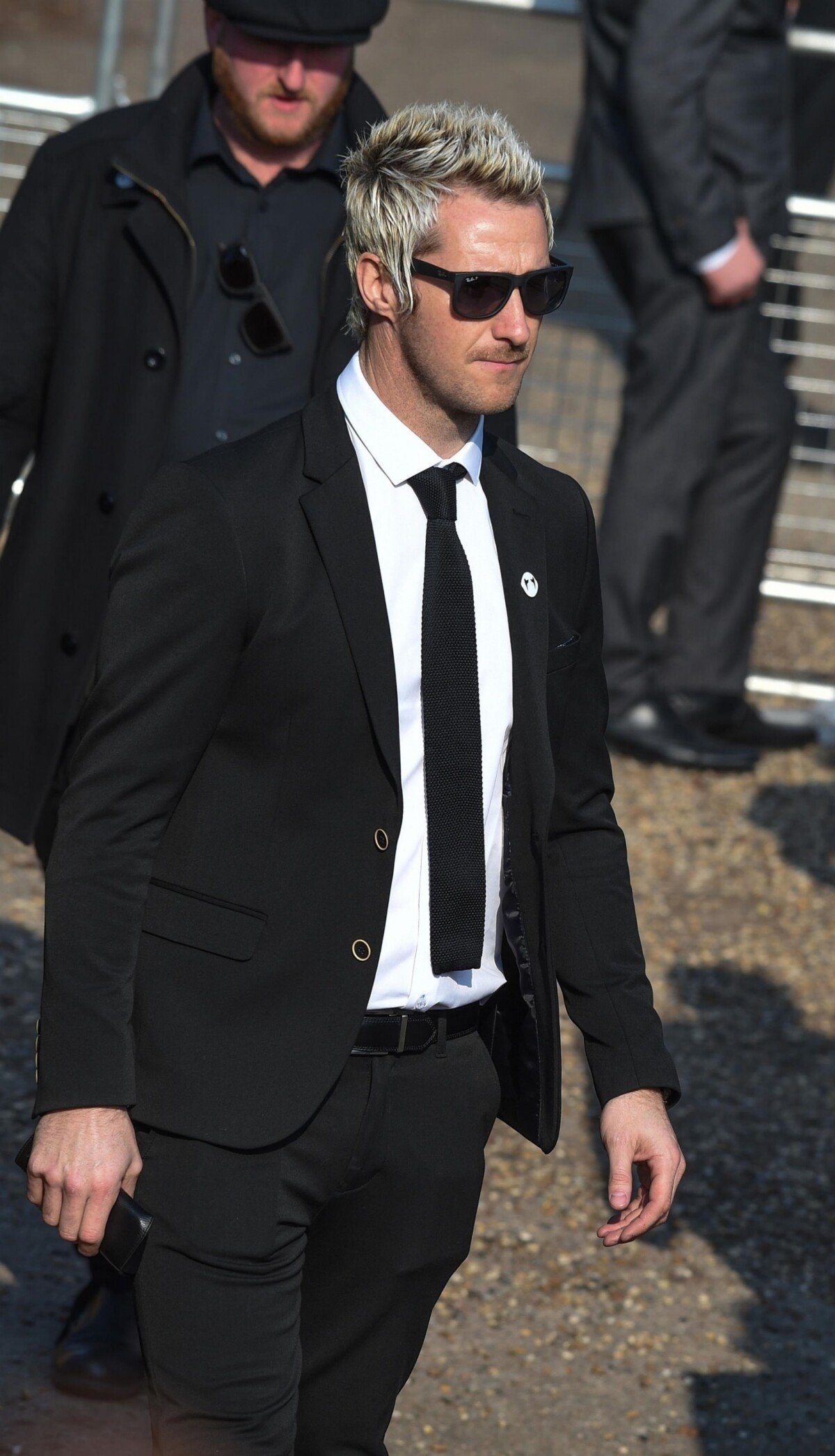 Photo : Liam Howlett lors des obsèques de Keith Flint de The Prodigy à ...