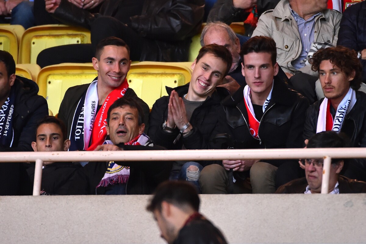 Photo : Louis Ducruet et son frère Michaël Ducruet assistent au match ...