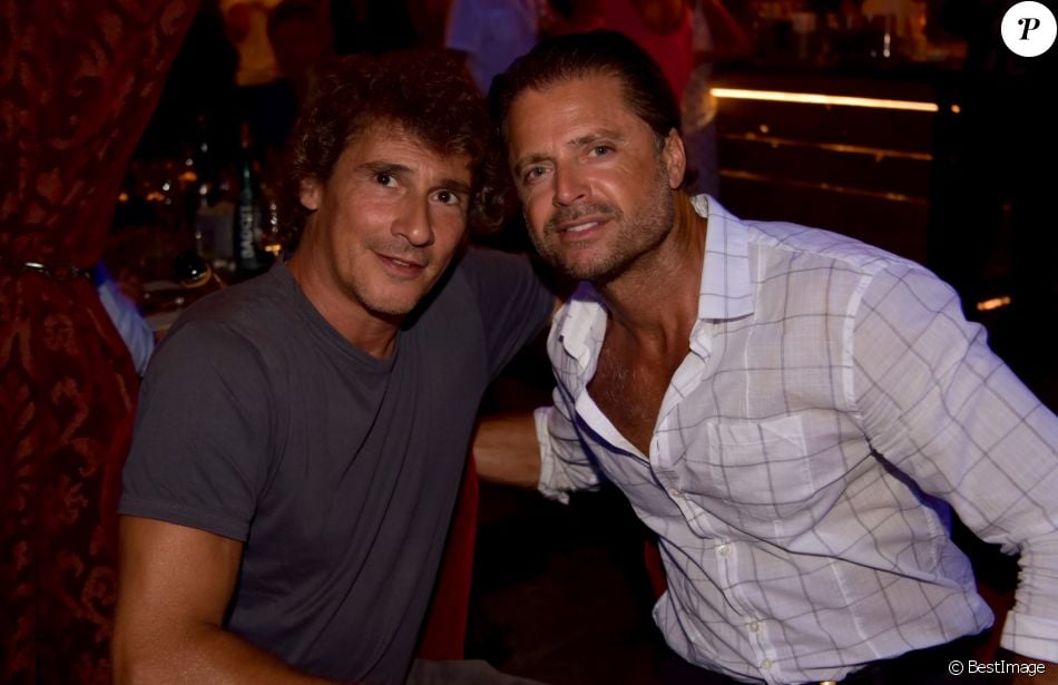 Exclusif - Pierre Rambaldi et David Charvet lors de la soirée d ...