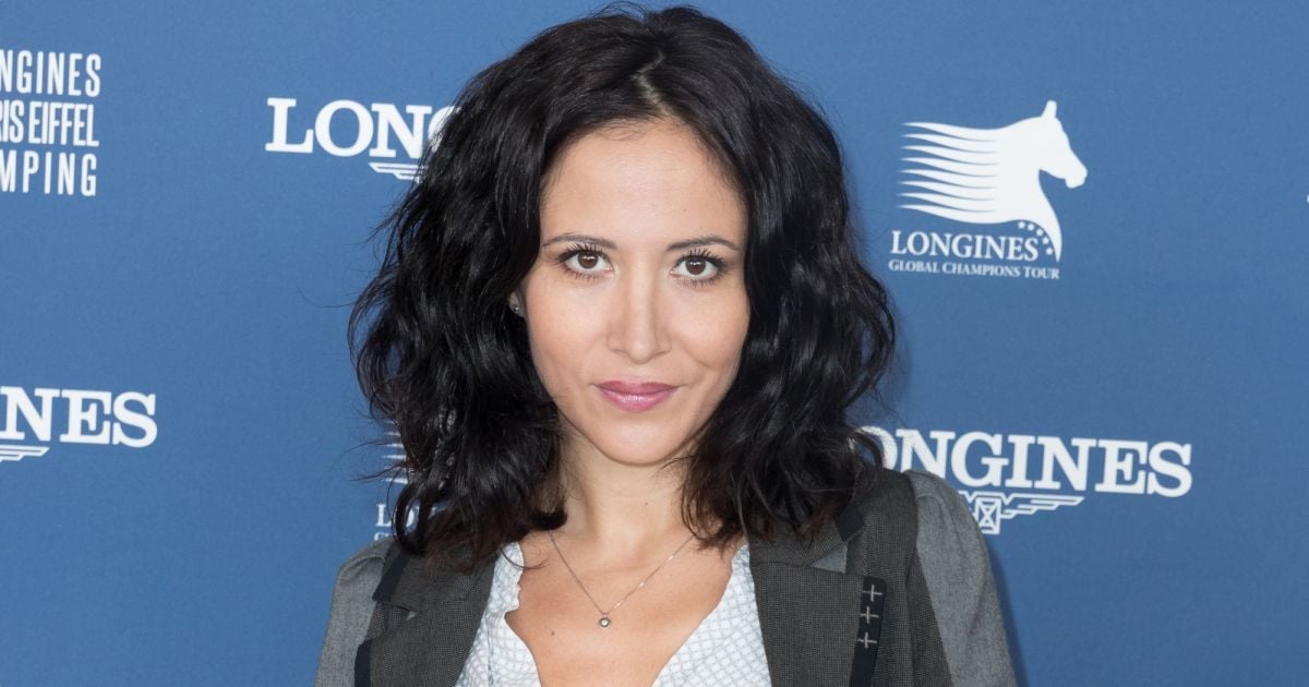 Fabienne Carat lors du Longines Paris Eiffel Jumping au Champ de Mars à ...