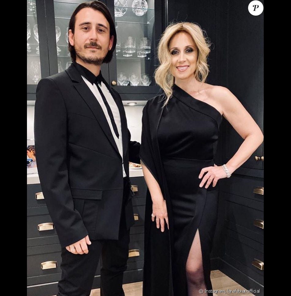 Lara Fabian : Glamour et amoureuse avec son mari Gabriel pour le gala ...