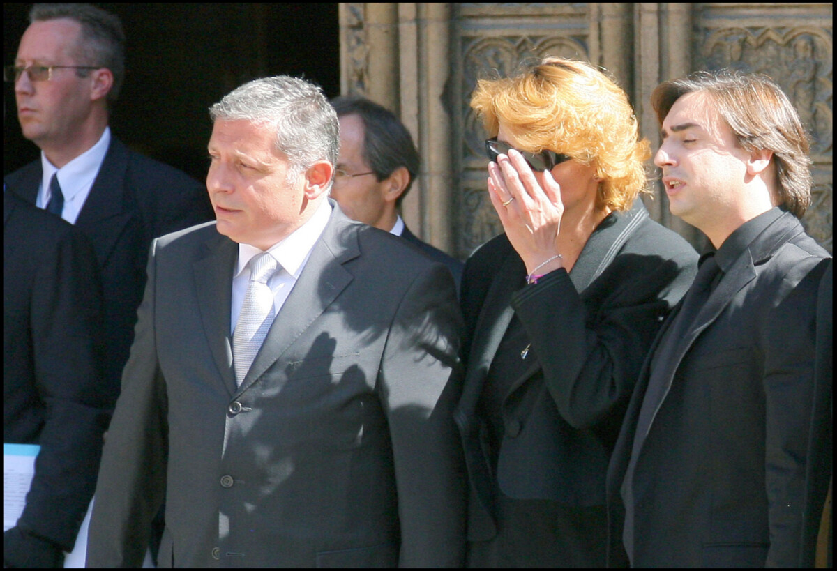 Photo : David, Elise et Frédéric Martin - Obsèques de Jacques Martin en ...