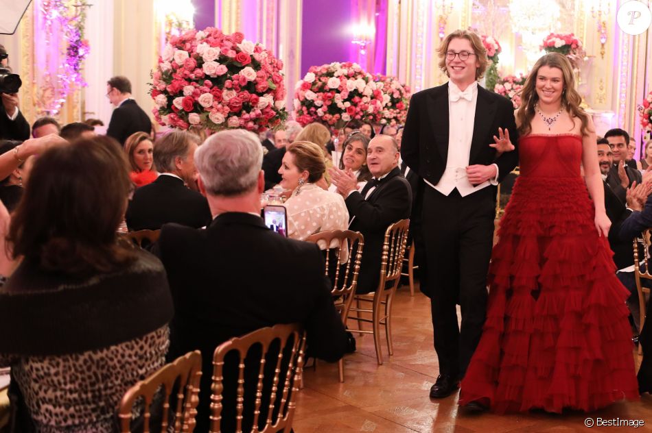 Exclusif - Kayla Rockefeller (en robe J. Mendel) et son cavalier le ...