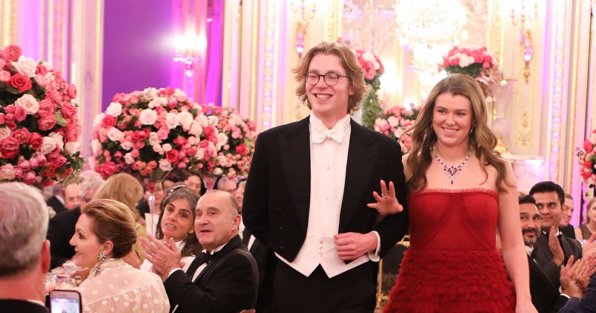 Exclusif - Kayla Rockefeller (en robe J. Mendel) et son cavalier le ...