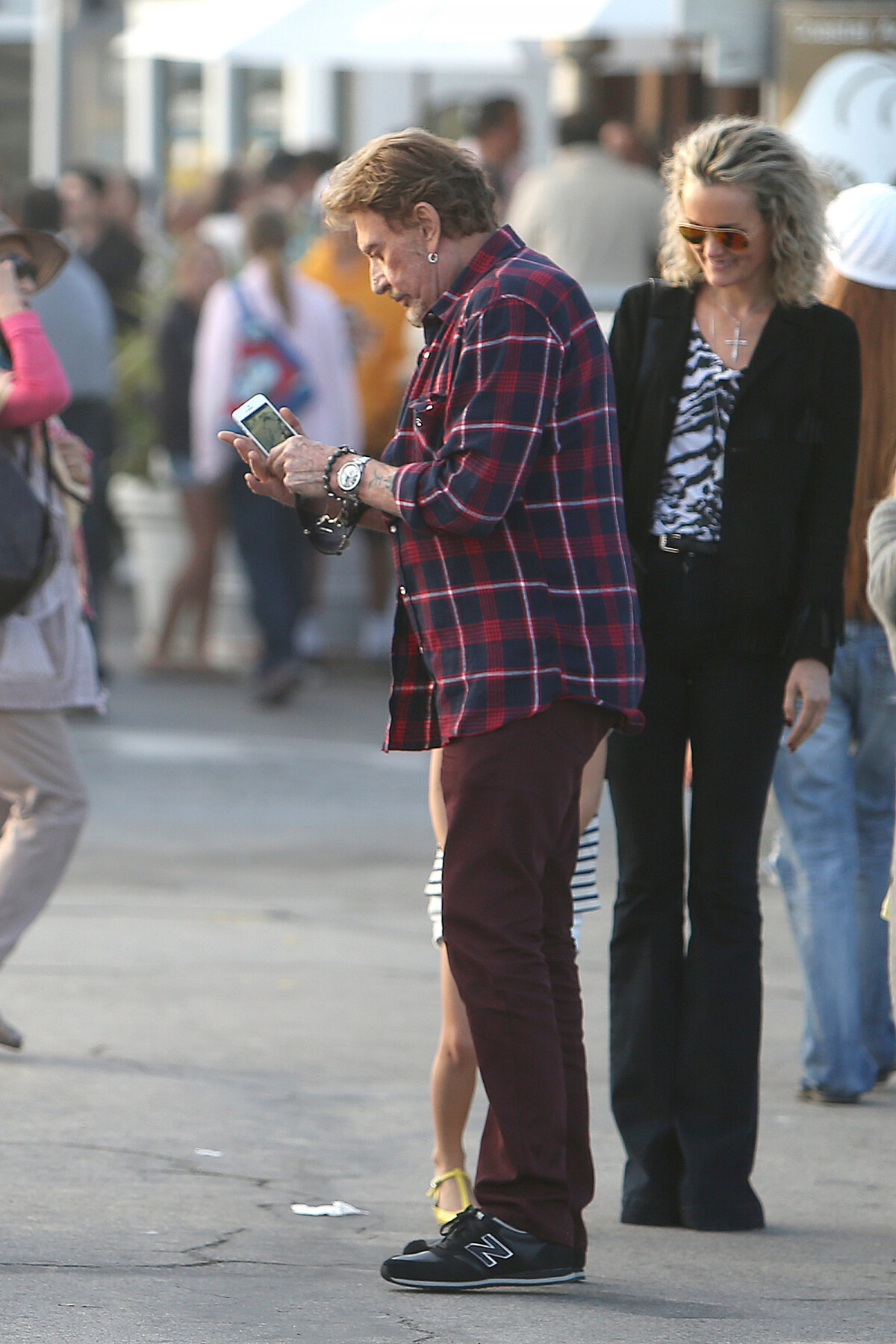 Photo : Johnny et Laeticia Hallyday - Johnny Hallyday va dejeuner en ...