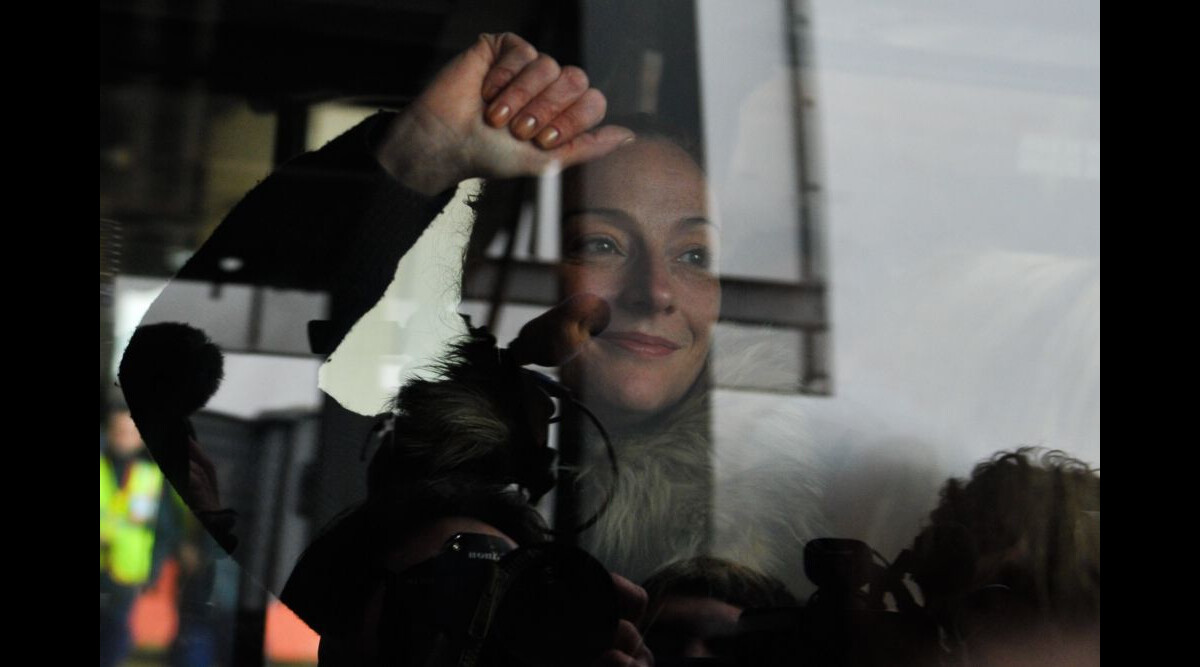 Photo : L'arrivée de Florence Cassez sur le sol français à Roissy, le ...