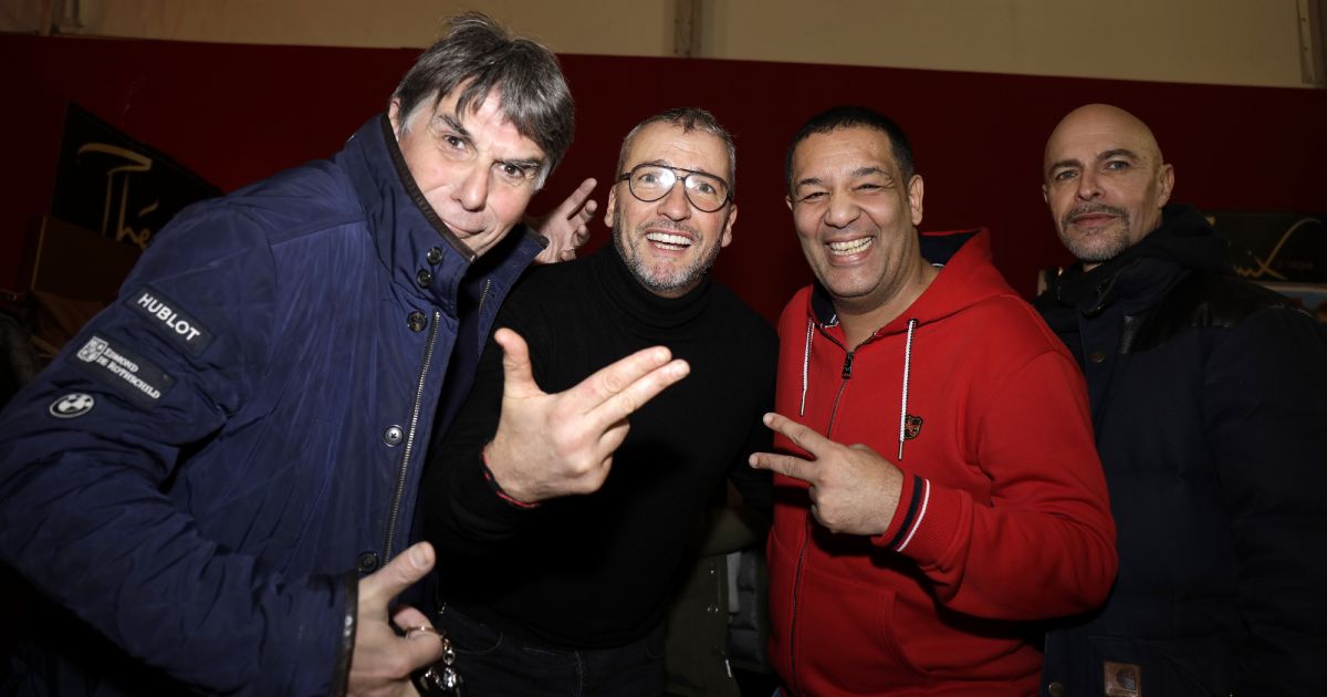 Tex, l'humoriste Maxime (Maxime Van Laer), Cartouche et Guy Amram ...