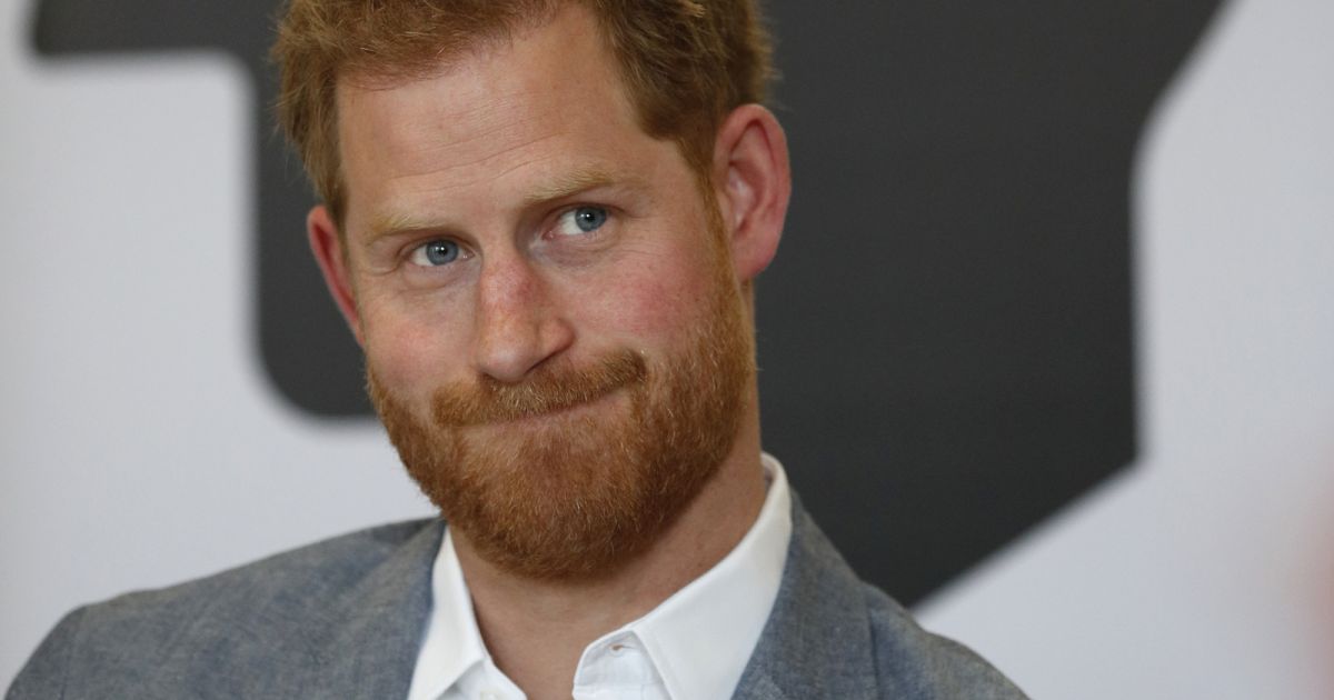 Le prince Harry, duc de Sussex, lors d'une réunion avec les acteurs de ...