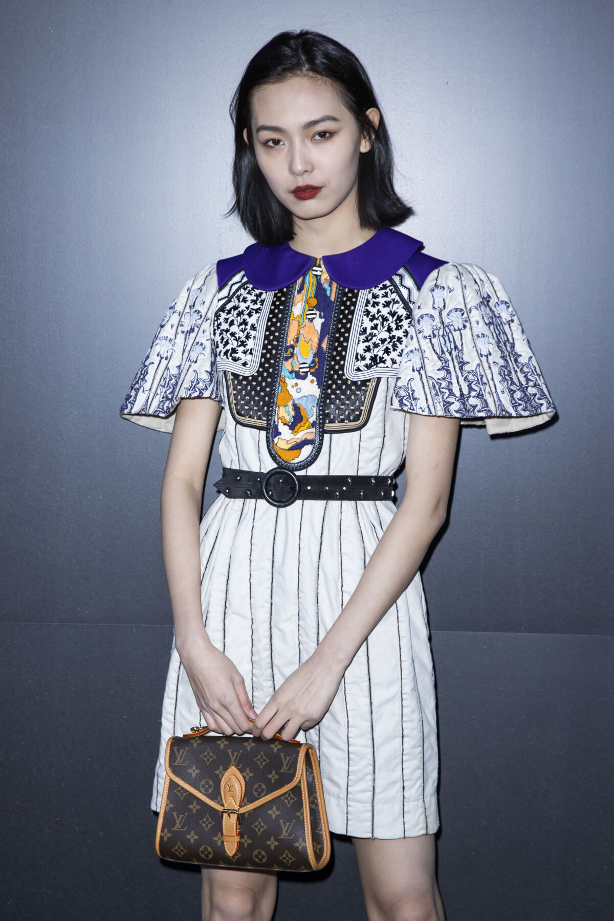 Photo : Jiali Zhao au photocall du défilé Louis Vuitton collection prêt ...