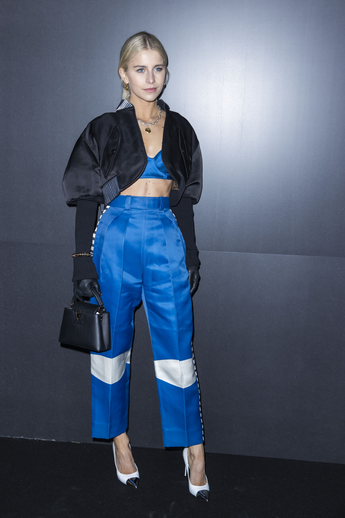Photo : Caroline Caro Daur au photocall du défilé Louis Vuitton ...