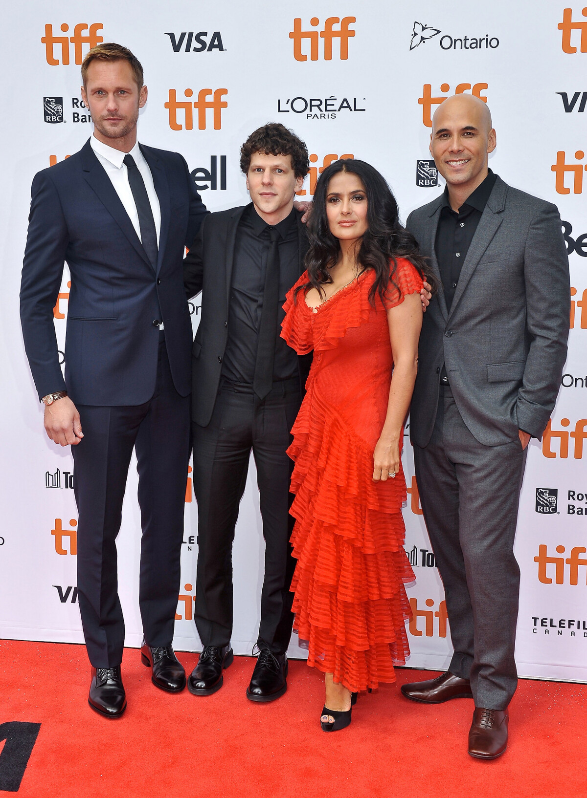 Photo : Alexander Skarsgard, Jesse Eisenberg, Salma Hayek, Kim Nguyen à ...