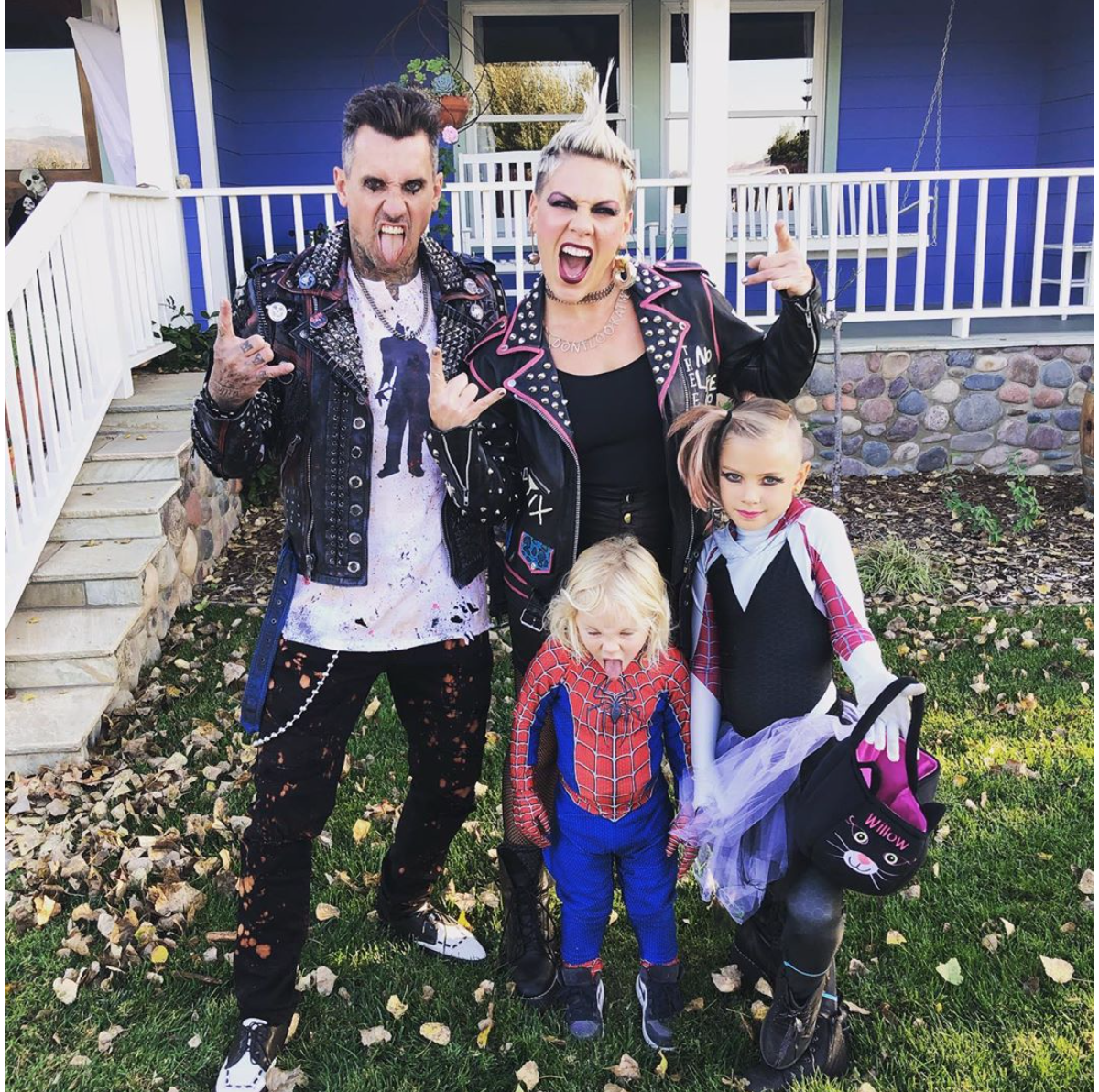 Photo : Pink, Carey Hart et leurs enfants Jameson et Willow. Novembre ...