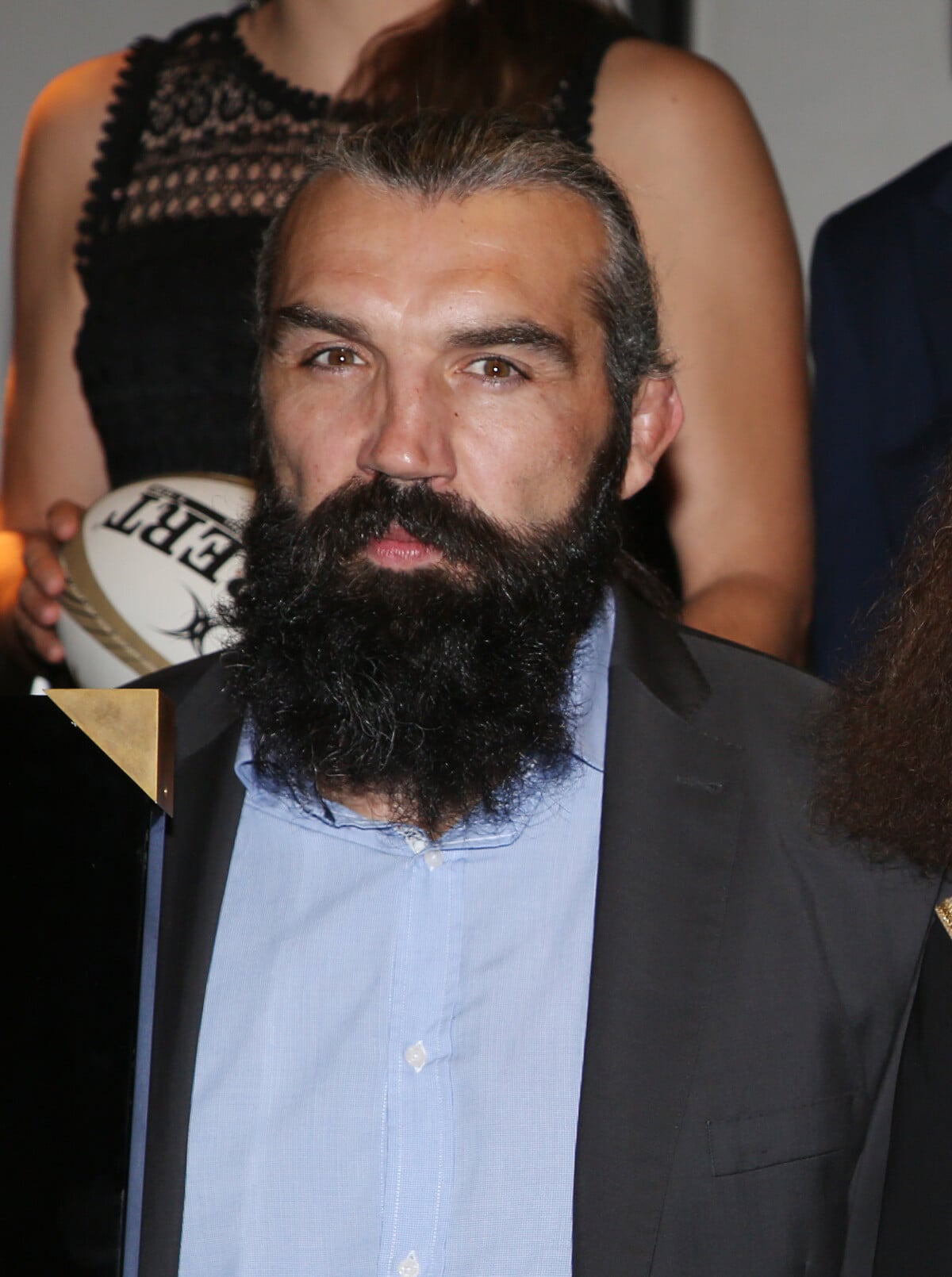 Photo : Sébastien Chabal - 14ème Nuit du Rugby à l'Olympia à Paris le ...